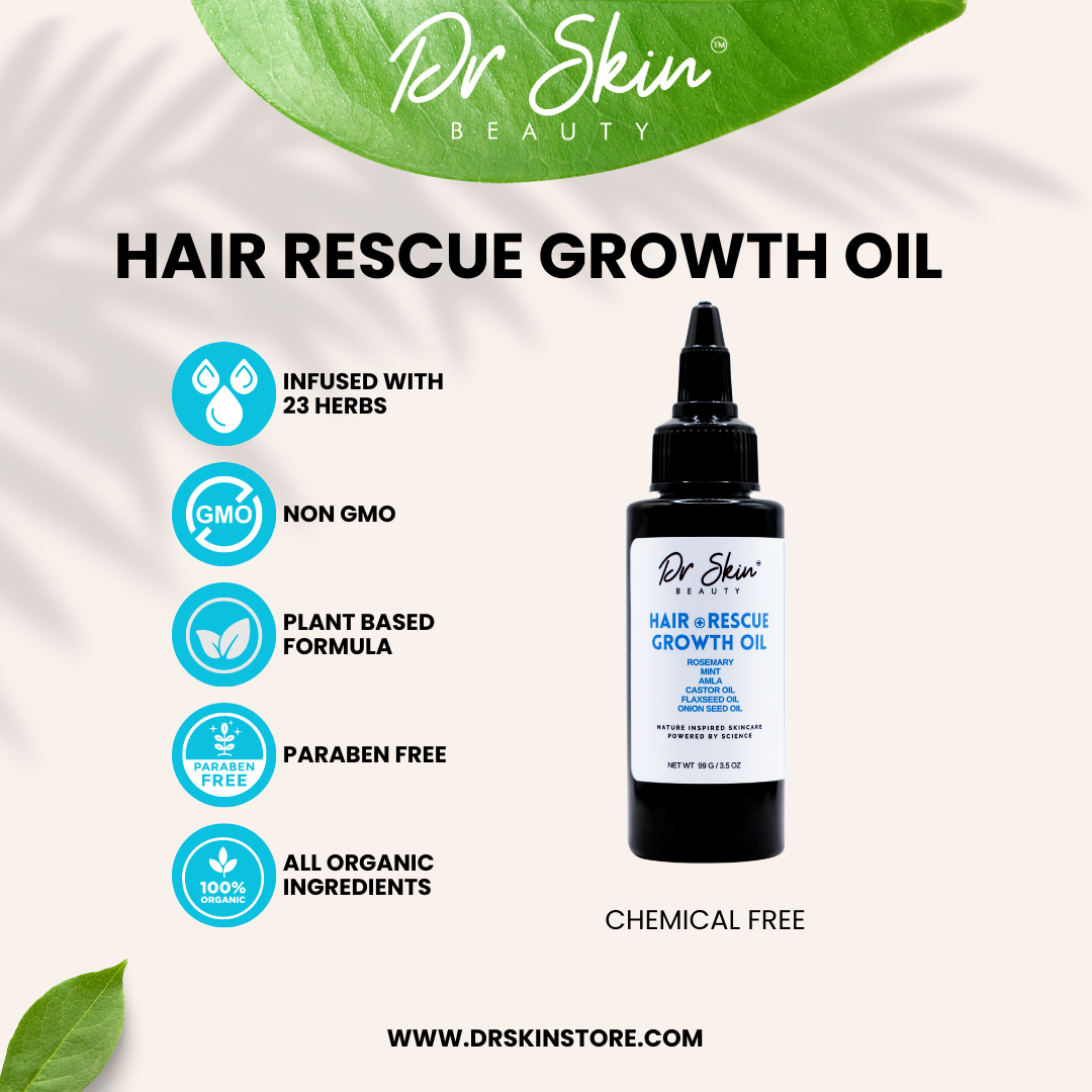 Hair Growth Oil | Thicker, Healthier Tresses – DR SKIN
